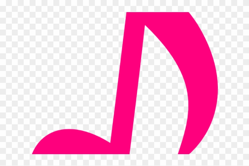 Music Notes Clipart Pink Music - Musical Note - Full Size PNG Clipart ...