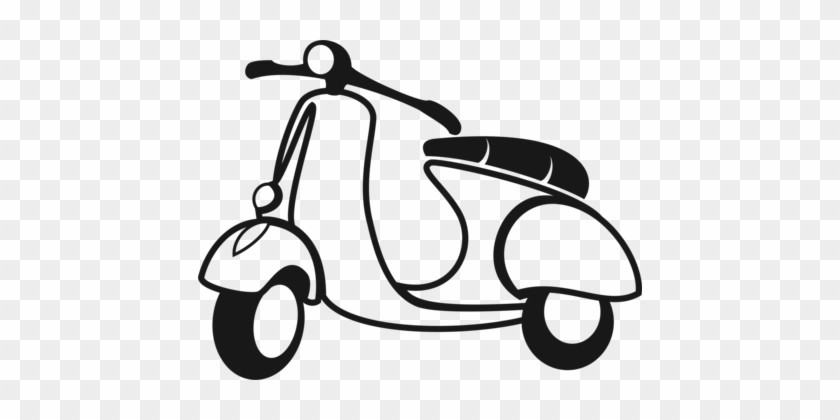 Scooter Vespa Sprint Motorcycle Moped - Scooter Images Clip Art - Full ...