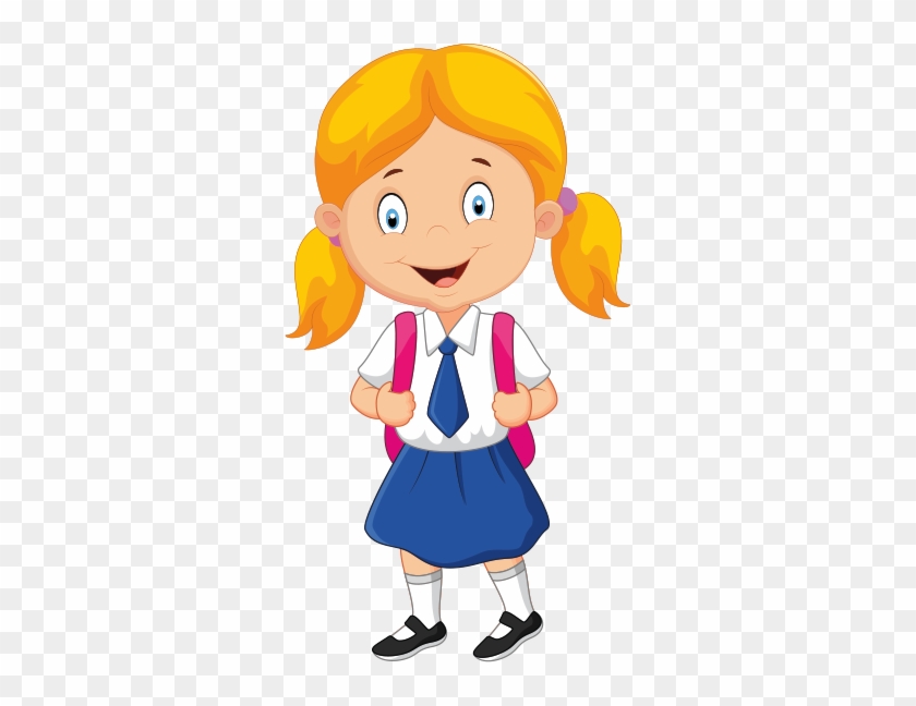 Kid1 - Girls At School Png Clipart - Full Size PNG Clipart Images Download