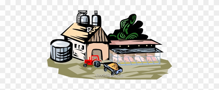 Farm Scene Royalty Free Vector Clip Art Illustration - Farm Scene Royalty Free Vector Clip Art ...