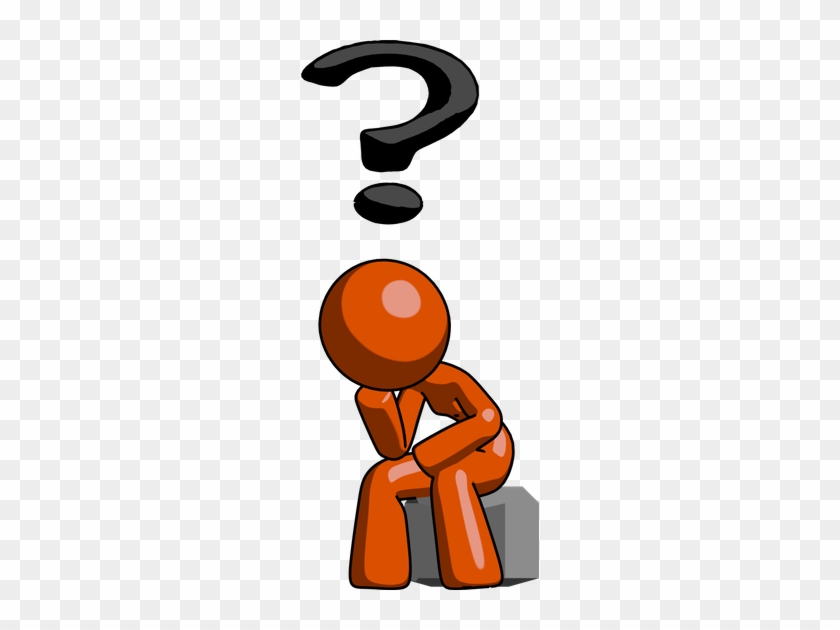 Mascot Woman Thinker Question Mark - Question Mark - Full Size PNG ...