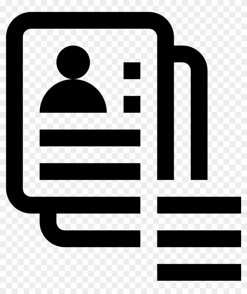 Cv Png - Resume Symbol - Full Size PNG Clipart Images Download