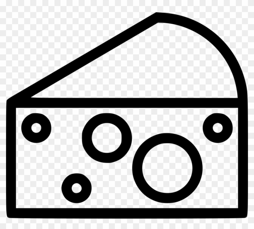 Download Outline Image Of Cheese Clipart Goat Cheese - Cheese Ico ...