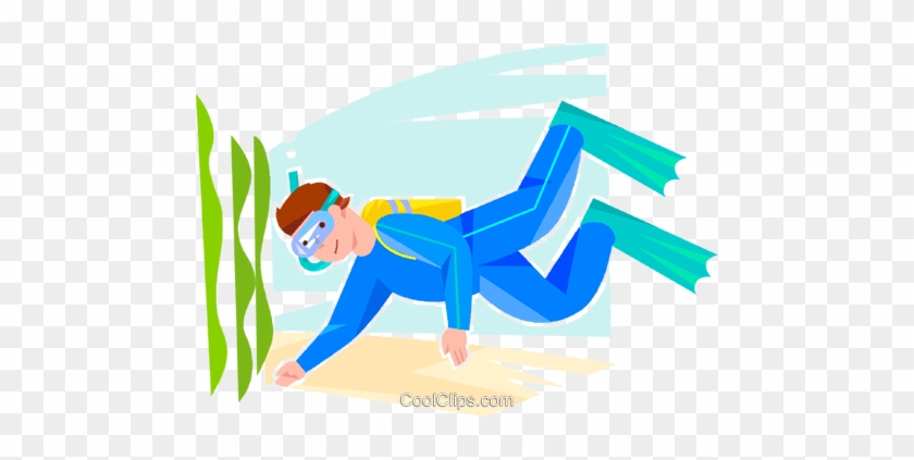 Scuba Diver Royalty Free Vector Clip Art Illustration - Illustration ...