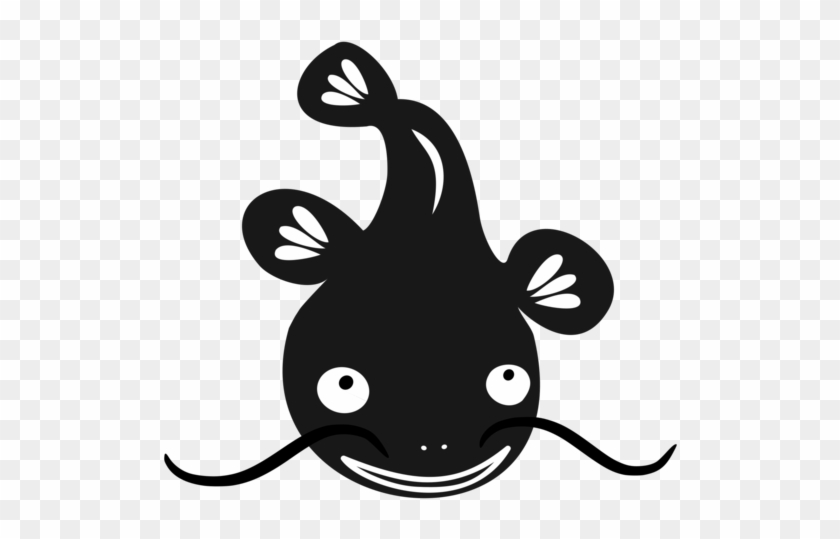 Blue Catfish Cartoon Drawing Silhouette - Blue Catfish Cartoon Drawing ...