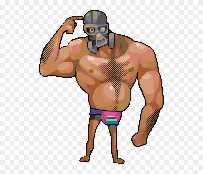 Muscles Clipart Buff Dude - Cartoon - Full Size PNG Clipart Images Download