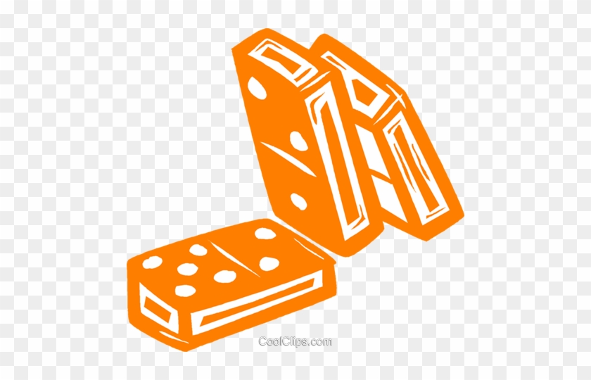Dominos Royalty Free Vector Clip Art Illustration - Dominos Clip Art ...