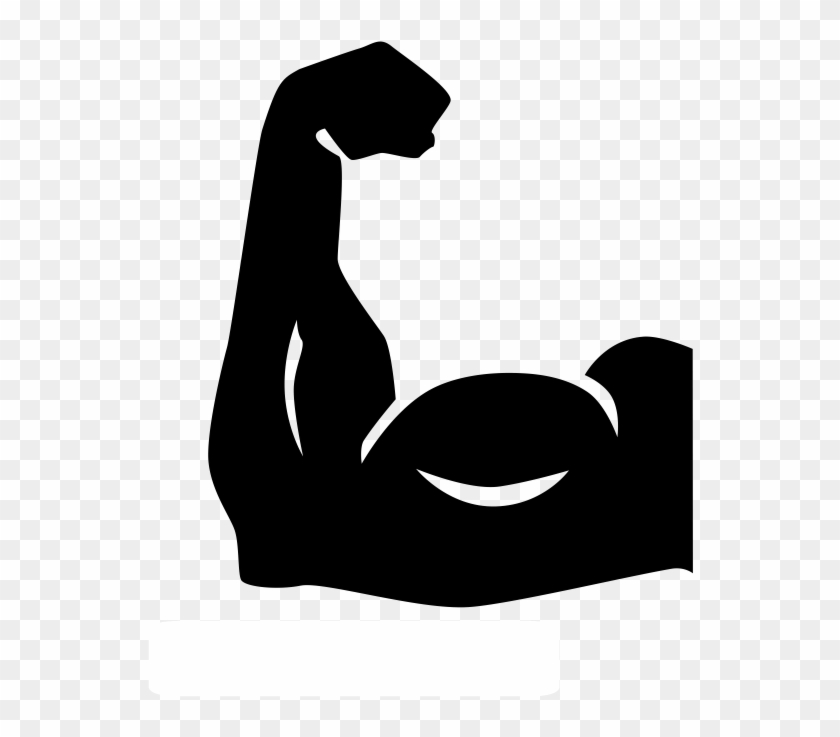 Biceps Drawing Buff Arm Svg Free Stock - Muscle Arm Silhouette Png ...