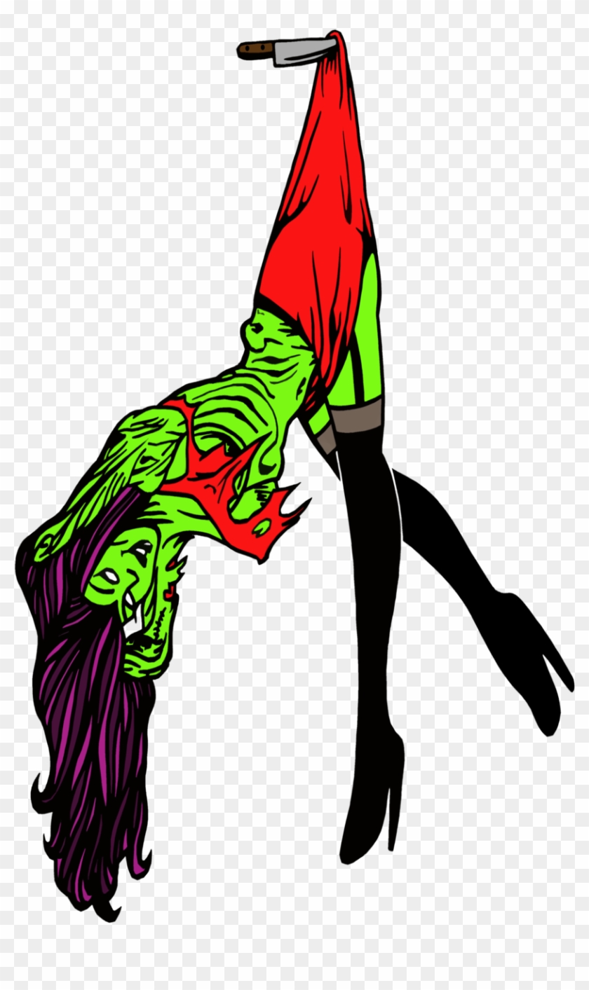 Pinup By Trentjacobsart On Deviantart - Zombie Pin Up Png - Full Size ...