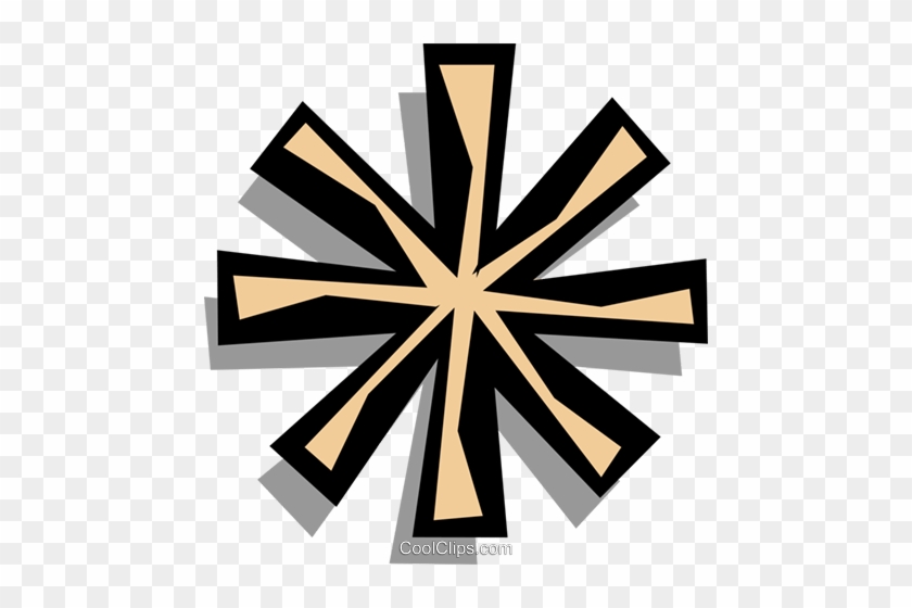 Asterisk Royalty Free Vector Clip Art Illustration - Illustration ...