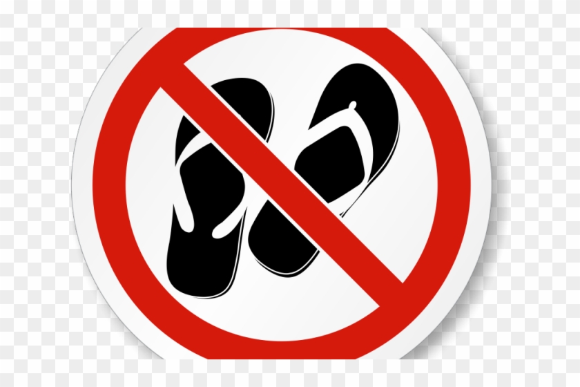 Sandal Clipart Animated - Closed Toe Shoes Sign - Full Size PNG Clipart ...