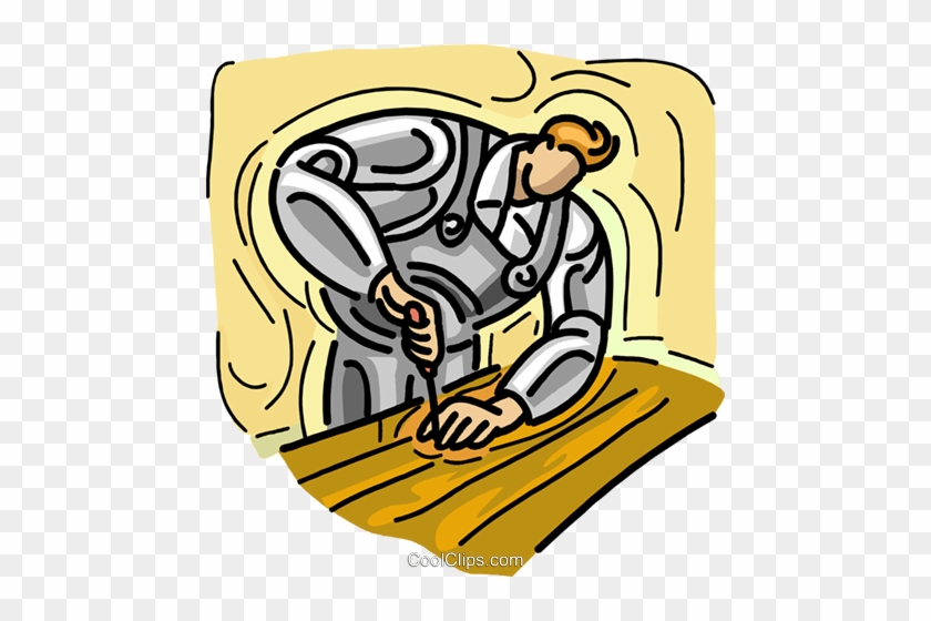 Woodworking Royalty Free Vector Clip Art Illustration - Woodworking ...