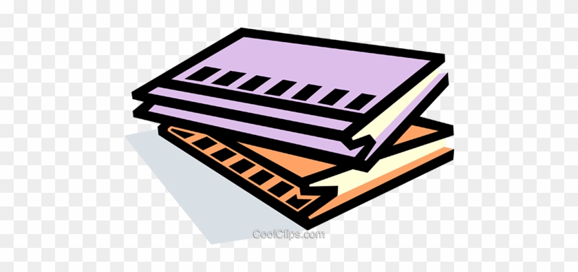 Notebooks, Stationary, Notepads Royalty Free Vector - Isn Interactive ...