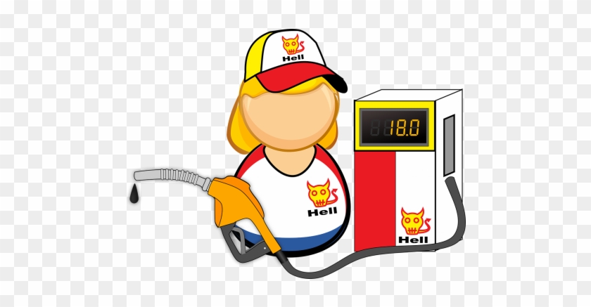 Fuel Dispenser Filling Station Attendant Gasoline Pump - Clip Art Gas ...