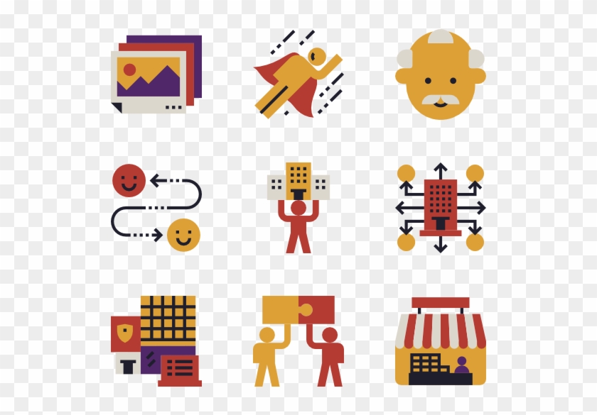 Business World 36 Icons - Business - Full Size PNG Clipart Images Download