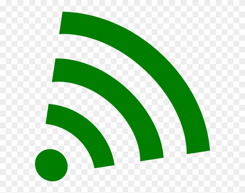 Green Wifi Clip Art 1yuimd Clipart - Wifi Signal Icon Green - Full Size ...