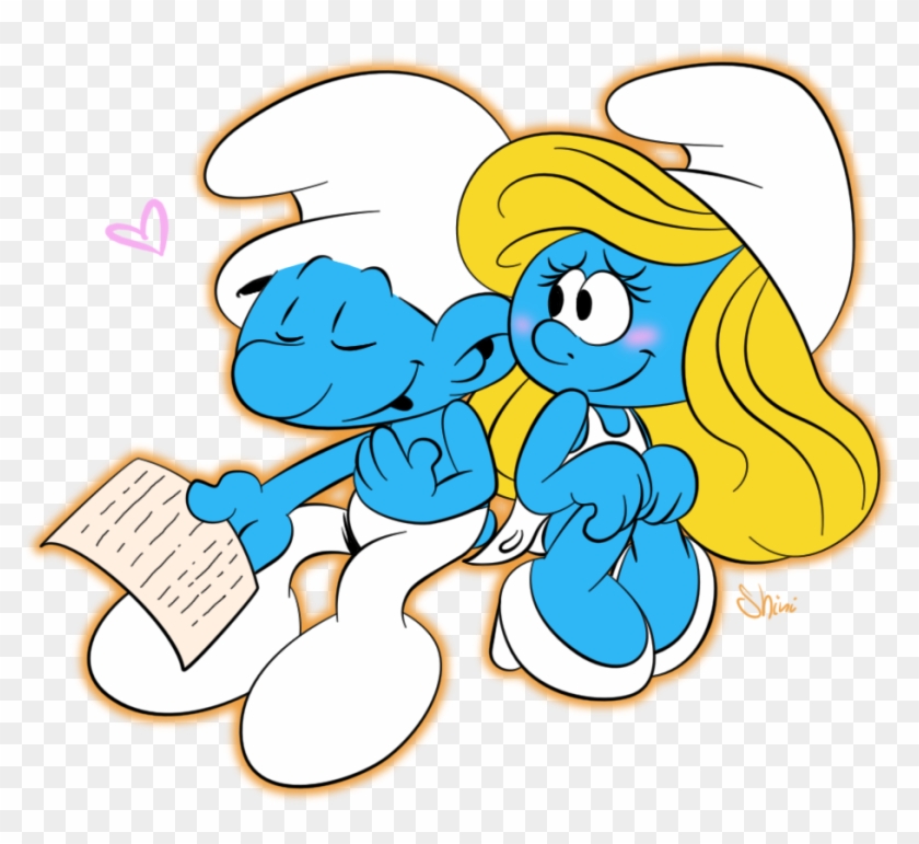 Love Poem By Shini - Clumsy The Smurf Love - Full Size PNG Clipart ...
