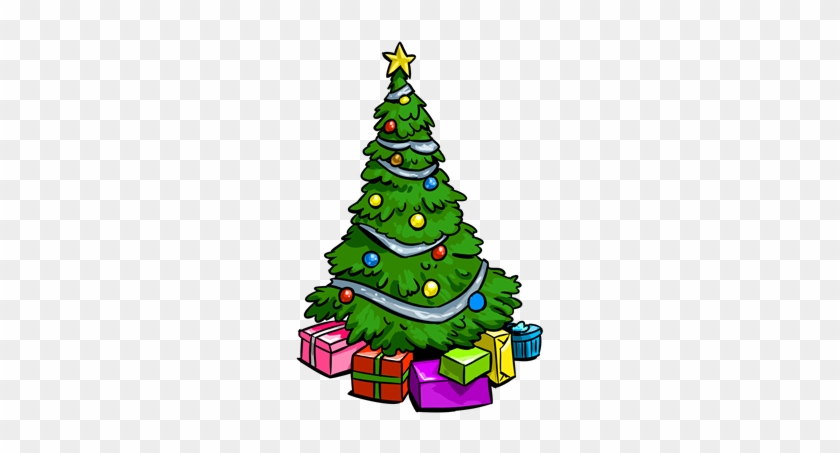 Christmas Tree With Snow Clipart - Santa And Christmas Tree Clip Art ...