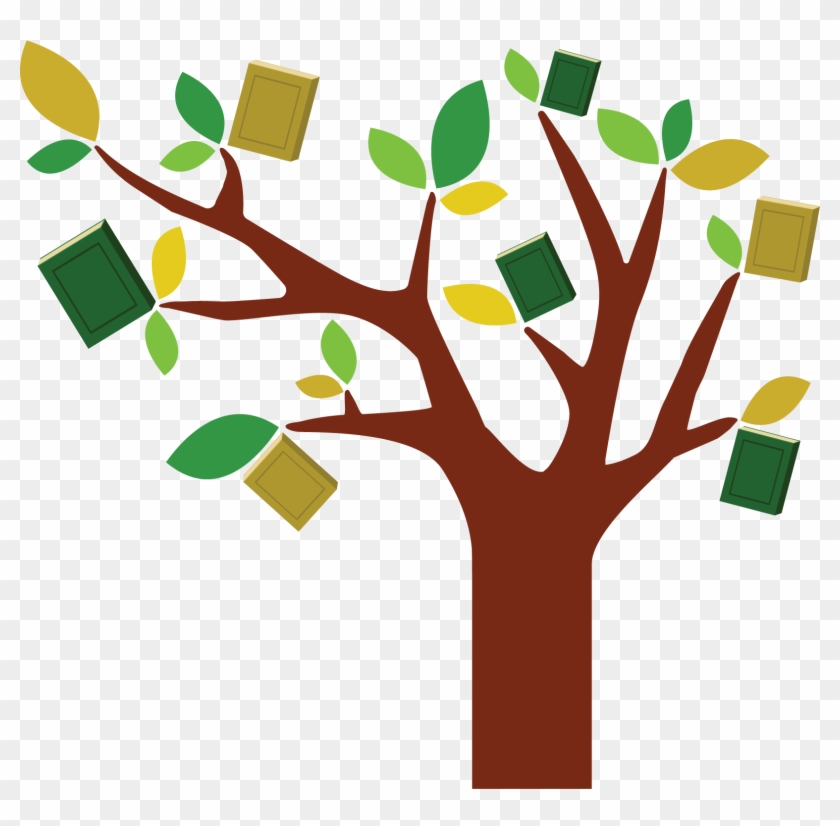 Book Tree - Booke Tree - Full Size PNG Clipart Images Download