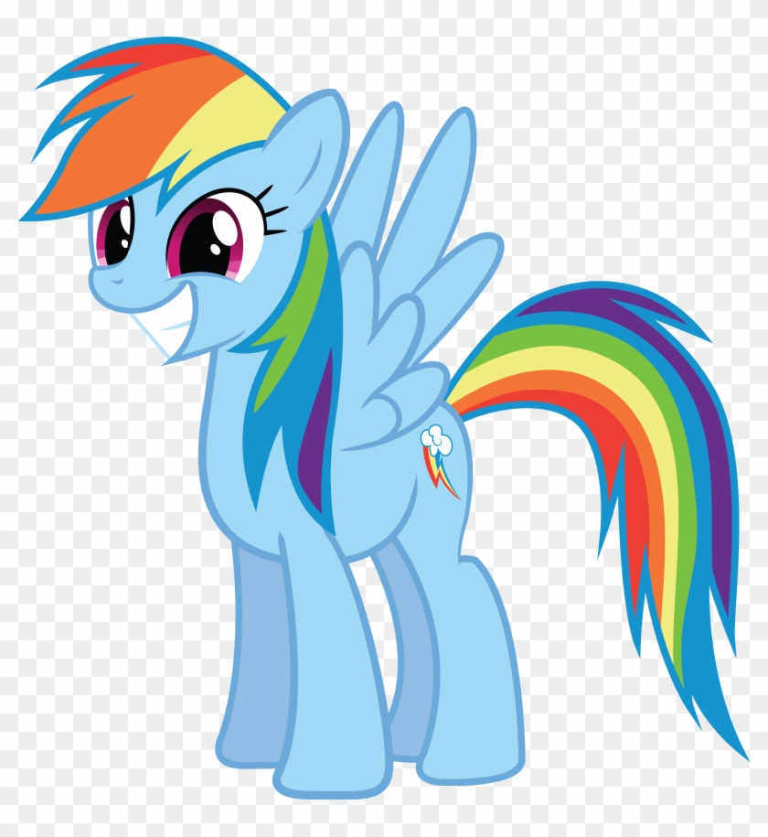 Rainbow Dash By The-crusius - Rainbow Dash - Full Size PNG Clipart ...