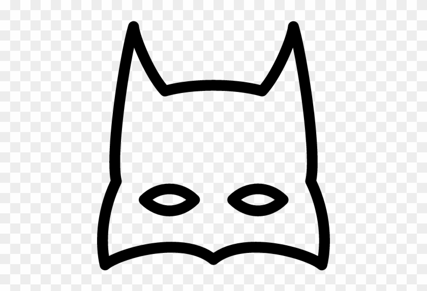 Batman Mask Icon Line Iconset Iconsmind - Icon Batman - Full Size PNG ...