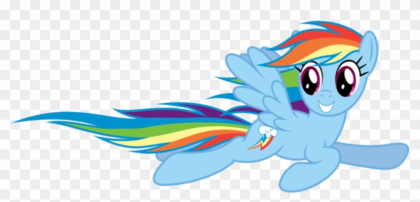 Rainbow Dash Flying By By Stabzor - My Little Pony Rainbow Dash Flying ...