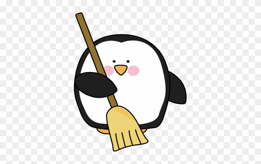 Penguin Classroom Sweeper - Sweepers Clipart - Full Size PNG Clipart ...