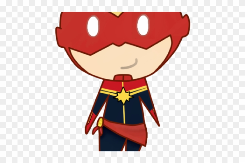 Captain Marvel Clipart Chibi - Captain Marvel Chibi - Full Size PNG ...