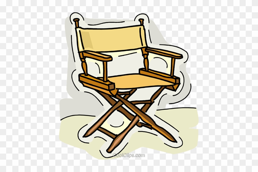 Directors Chair Royalty Free Vector Clip Art Illustration - Chair Clip ...