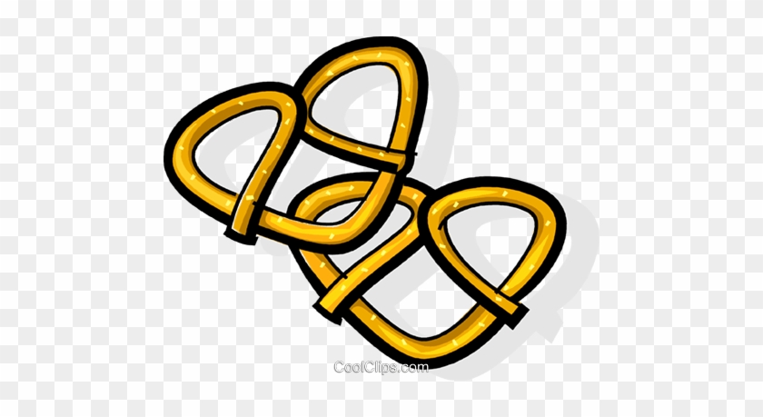 Pretzel Royalty Free Vector Clip Art Illustration - Pretzel Royalty ...