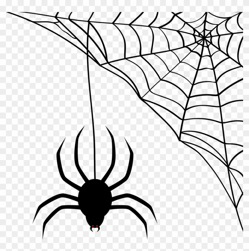 Vector - Halloween Spider Web Svg - Full Size PNG Clipart Images Review