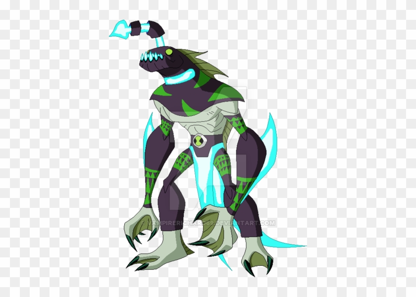 Omni Enhanced Ripjaws By Vampirerichard69 - Ben 10 Omni Enhanced Aliens - Full Size PNG Clipart ...
