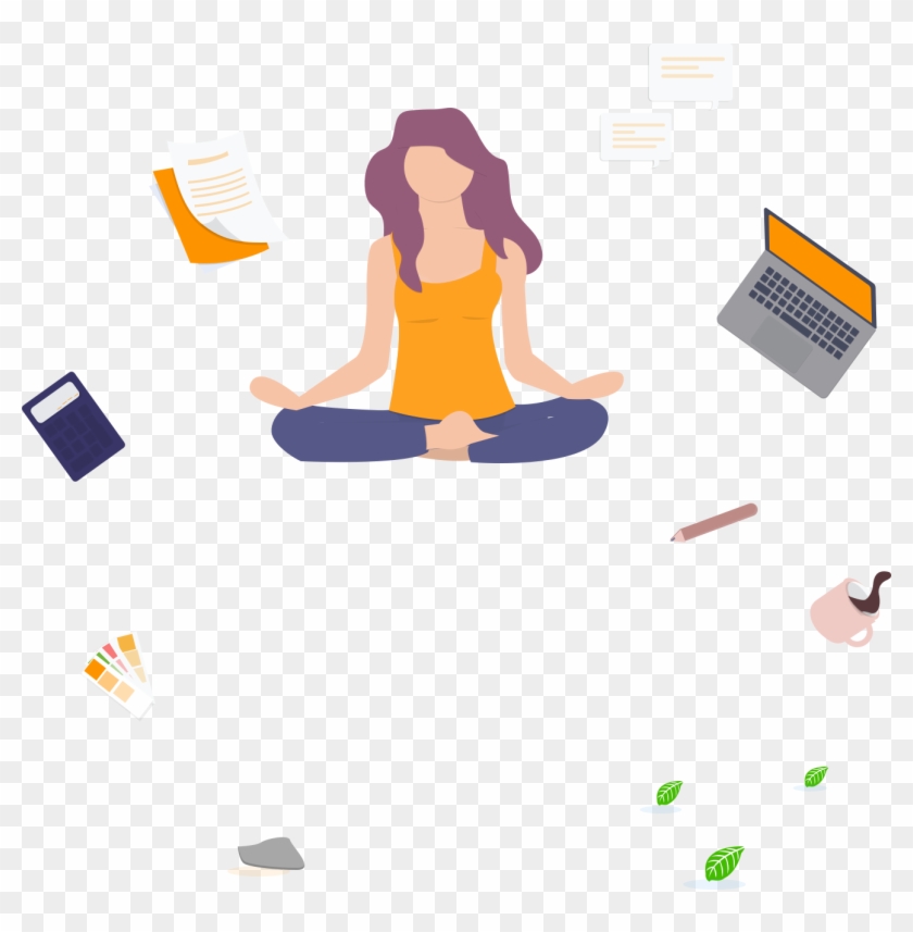 Capitalize On Your Knacks - Sitting - Free Transparent PNG Clipart ...