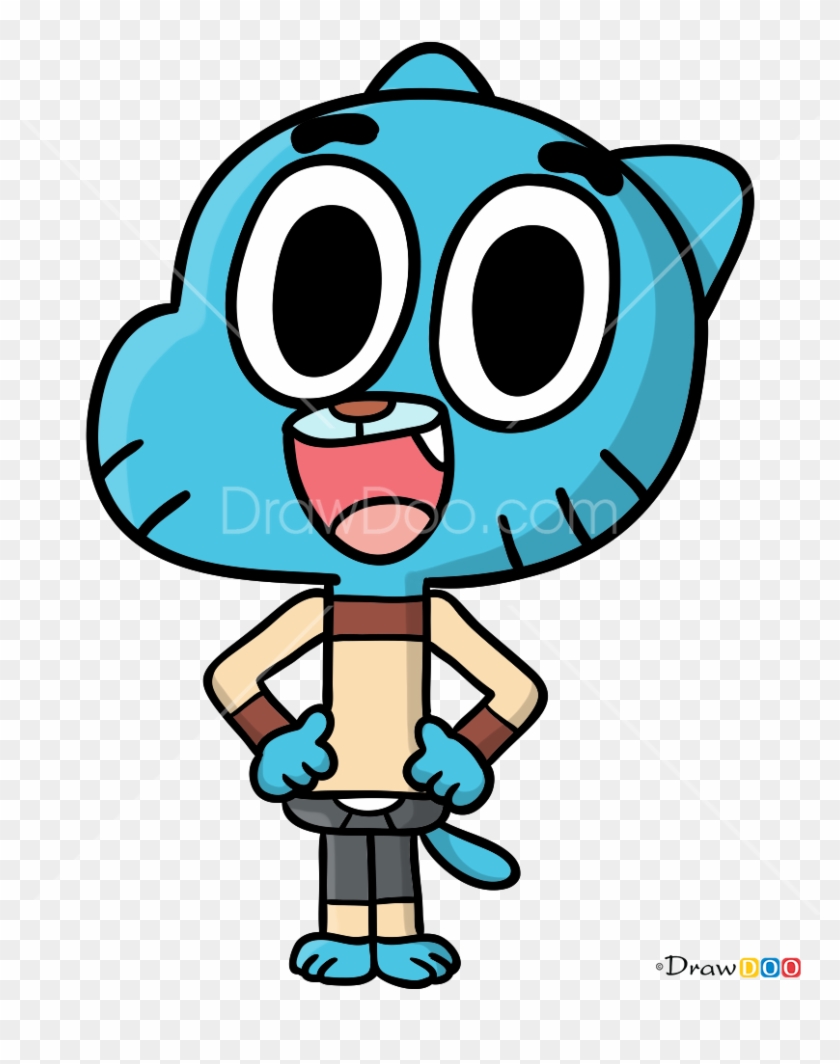 How To Draw Gumball Watterson Gumball Png Lego Gumball - Logan Grove ...