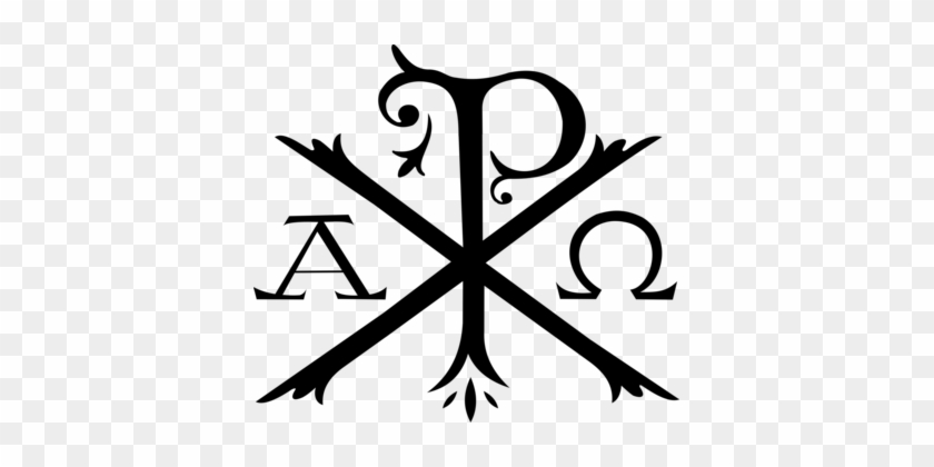 Chi Rho Alpha And Omega Christian Cross Symbol - Chi Rho Symbol - Full ...