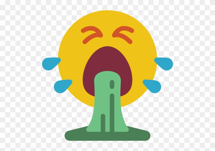 Vomit Free Icon - Vomiting - Full Size PNG Clipart Images Download