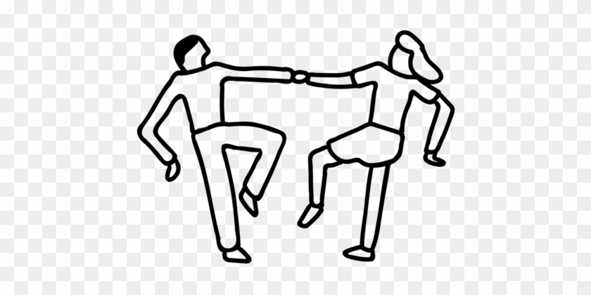 Dance Party Ballet Dancer Nightclub - Easy People Dancing Drawing ...
