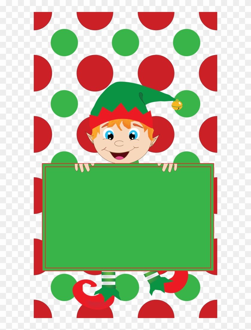 Elf Holding Sign-01 - Elf - Full Size PNG Clipart Images Download