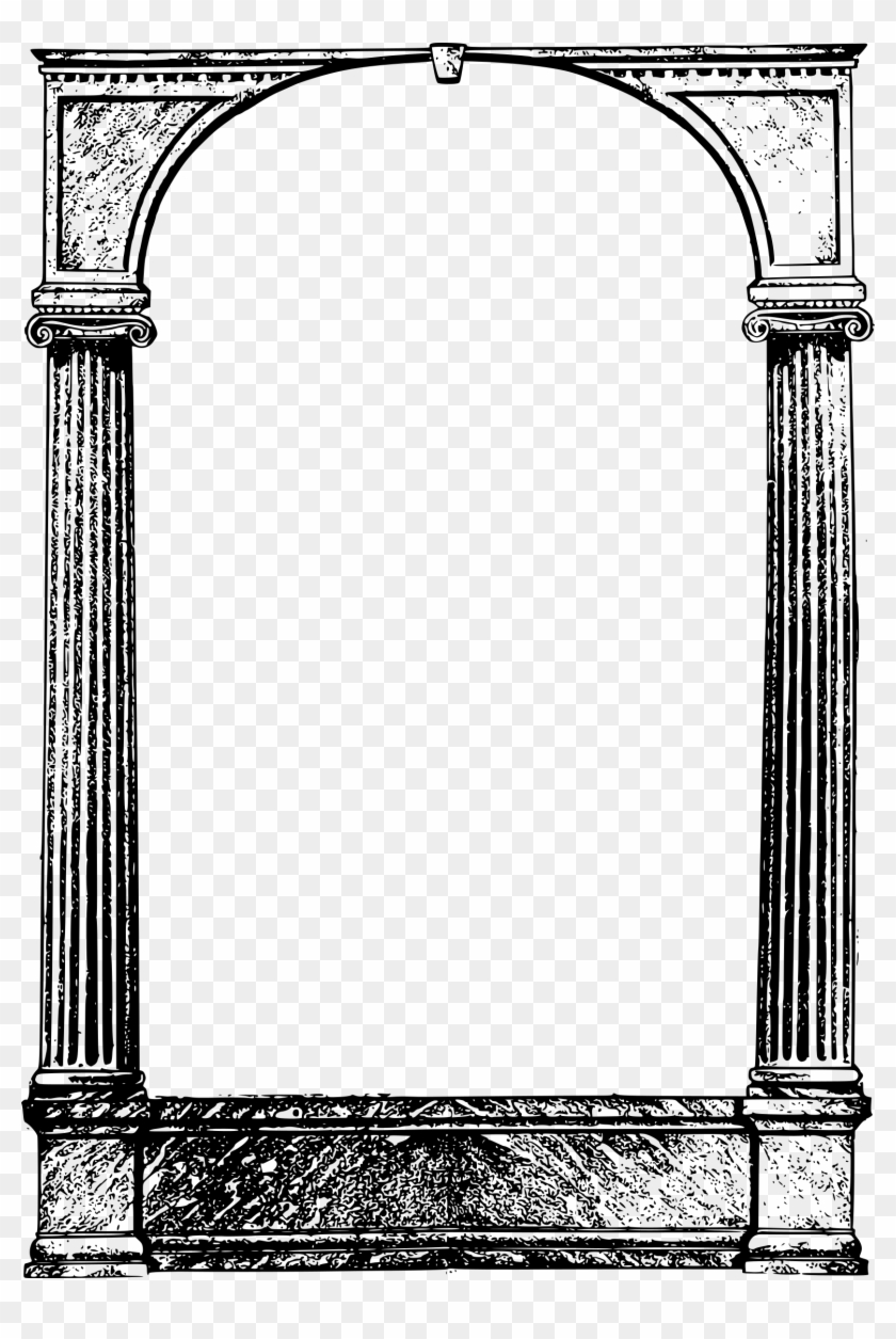 Cool Columns Frame By - Cool Frame - Full Size PNG Clipart Images Download