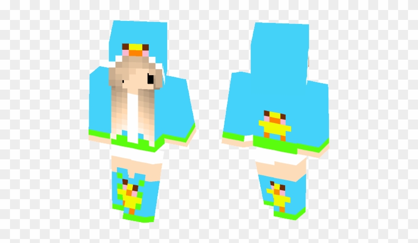 Female Minecraft Skins - Cartoon - Full Size PNG Clipart Images Download