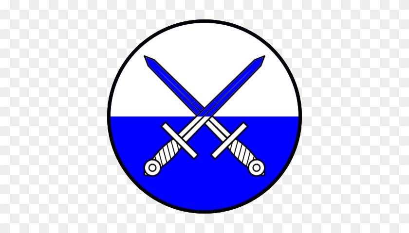 Swords In Saltire Heraldry - Full Size PNG Clipart Images Download