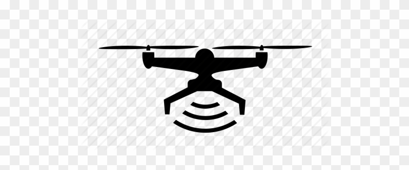 Clipart Stock By Nick Bluth Fly Quadcopter Scan Signal - Drone Take Off ...