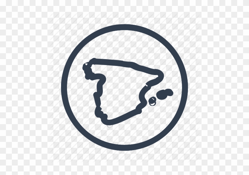 Spain Map Icon Png Clipart Spain Computer Icons Map - Circle - Full ...