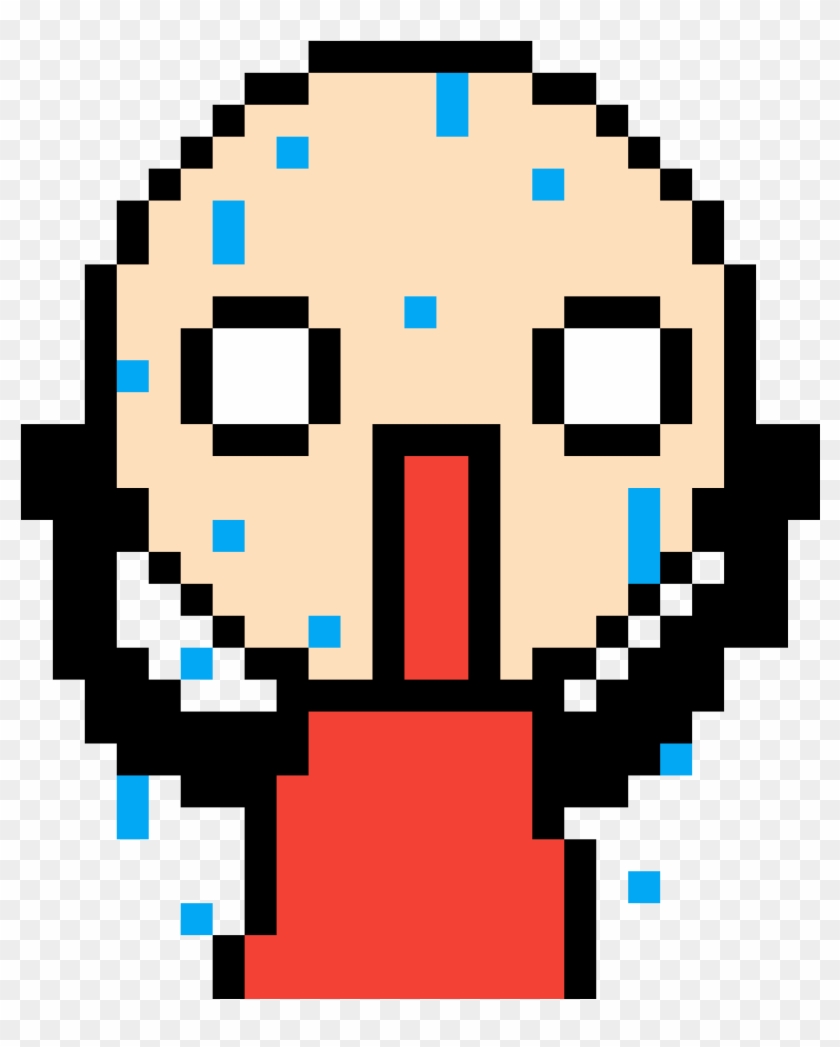 Worried Emoji - Light Pixel Art Minecraft - Full Size PNG Clipart ...