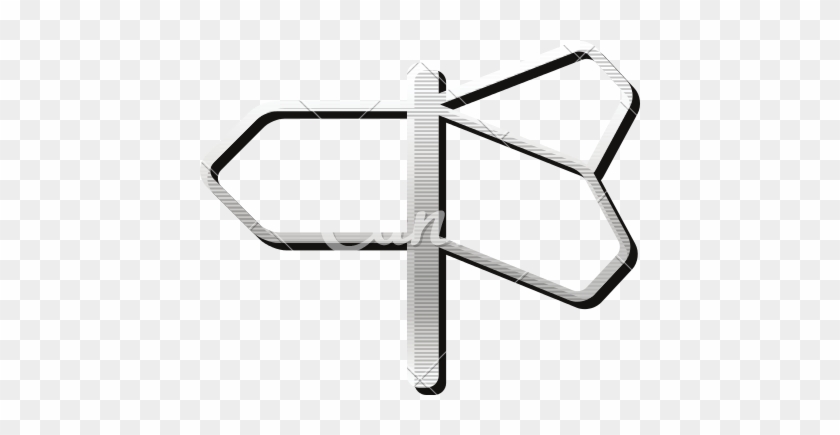 Metallic Icon Road Sign Post - Metallic Icon Road Sign Post - Free ...