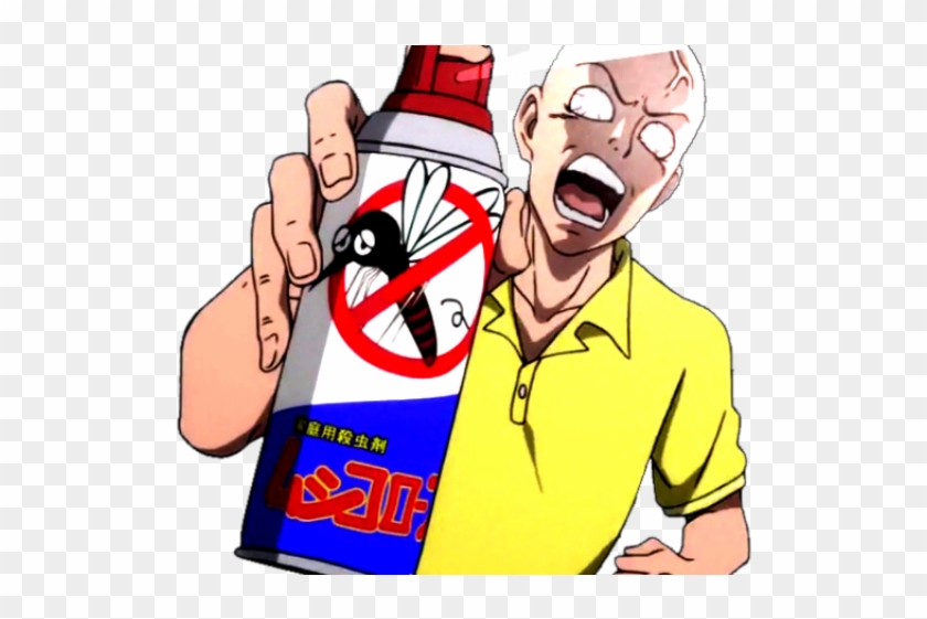 One Punch Man Clipart Chibi - One Punch Man Meme Mosquito - Full Size ...
