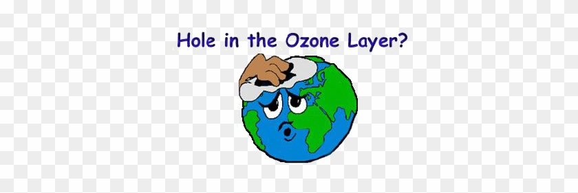 Ozone Layer Hole - Cartoon Ozone Layer Depletion - Full Size PNG ...