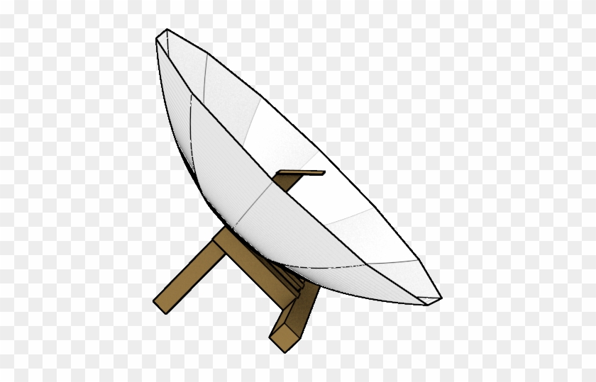 Parabolic Solar Cooker Drawing - Full Size PNG Clipart Images Download