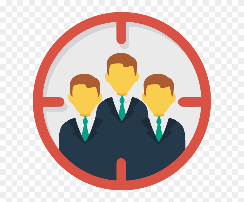 How To Reach Audience With Digital Piktochart - Target People Icon Png ...