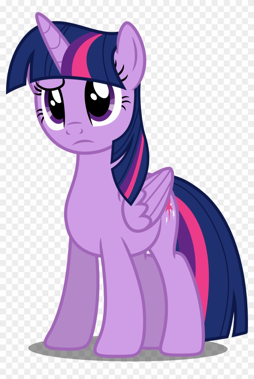 Vector - My Little Pony Twilight Sparkle Confused - Full Size PNG ...
